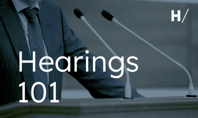 In the hot seat: Preparing for congressional testimony – H/advisors ...